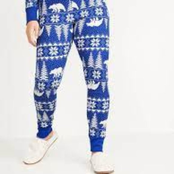 Old Navy | Intimates & Sleepwear | Old Navy Blue And White Thermal Bear ...